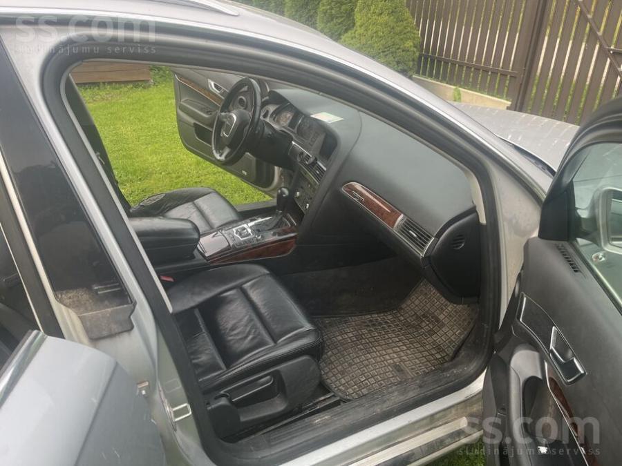 Pelēks Audi A6 2006 Daugavpils, ar dzinēja tilpumu 3.00 L un nobraukumu 312 tūkst. km par 1000 €, foto 4 vietnē AUTOMOTO.COM.LV