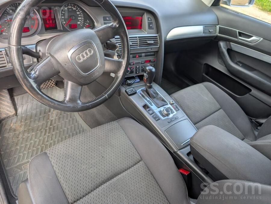 Grey Audi A6 2006 in Riga, with an engine capacity of 2.00 L and mileage of 300 thousand km for 3200 €, photo 22 on AUTOMOTO.COM.LV
