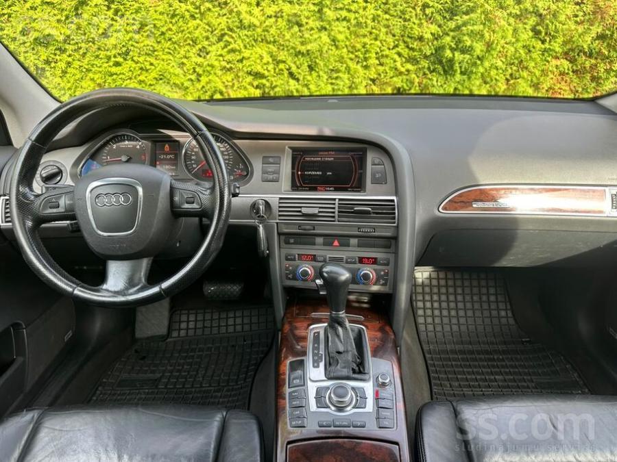 Grey Audi A6 2006 in Jelgava, with an engine capacity of 3.00 L and mileage of 312 thousand km for 2600 €, photo 10 on AUTOMOTO.COM.LV