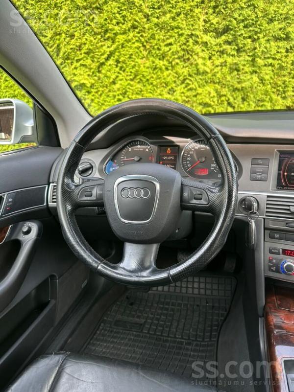 Pelēks Audi A6 2006 Jelgava, ar dzinēja tilpumu 3.00 L un nobraukumu 312 tūkst. km par 2600 €, foto 11 vietnē AUTOMOTO.COM.LV