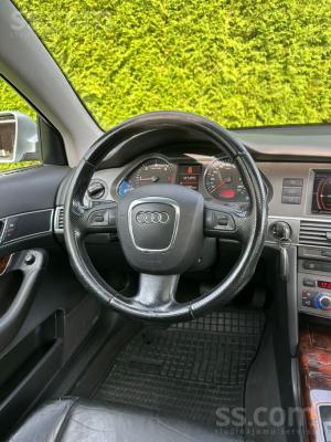 Grey Audi A6 2006 in Jelgava, with an engine capacity of 3.00 L and mileage of 312 thousand km for 2600 €, photo 11 on AUTOMOTO.COM.LV