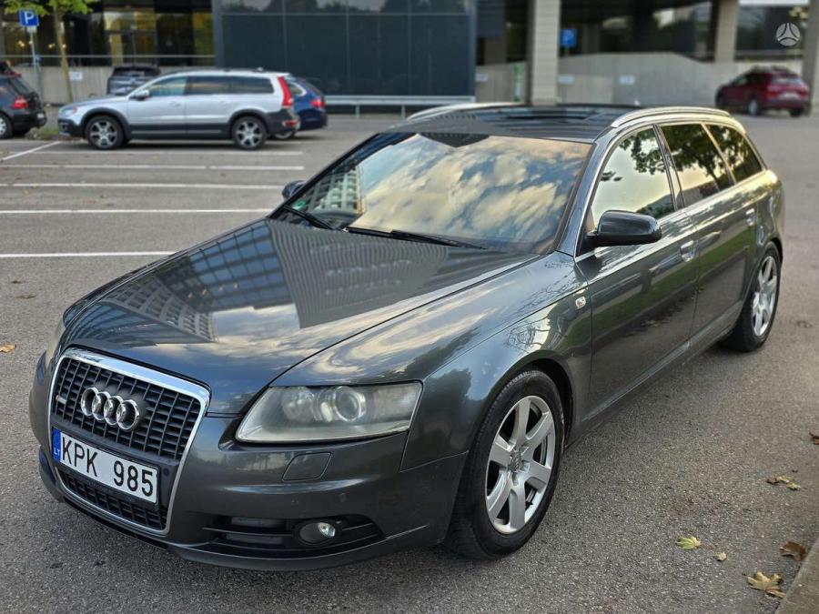 Grey Audi A6 2006 in Vilnius, with an engine capacity of 2.97 L and mileage of 370 thousand km for 2000 €, photo 1 on AUTOMOTO.COM.LV