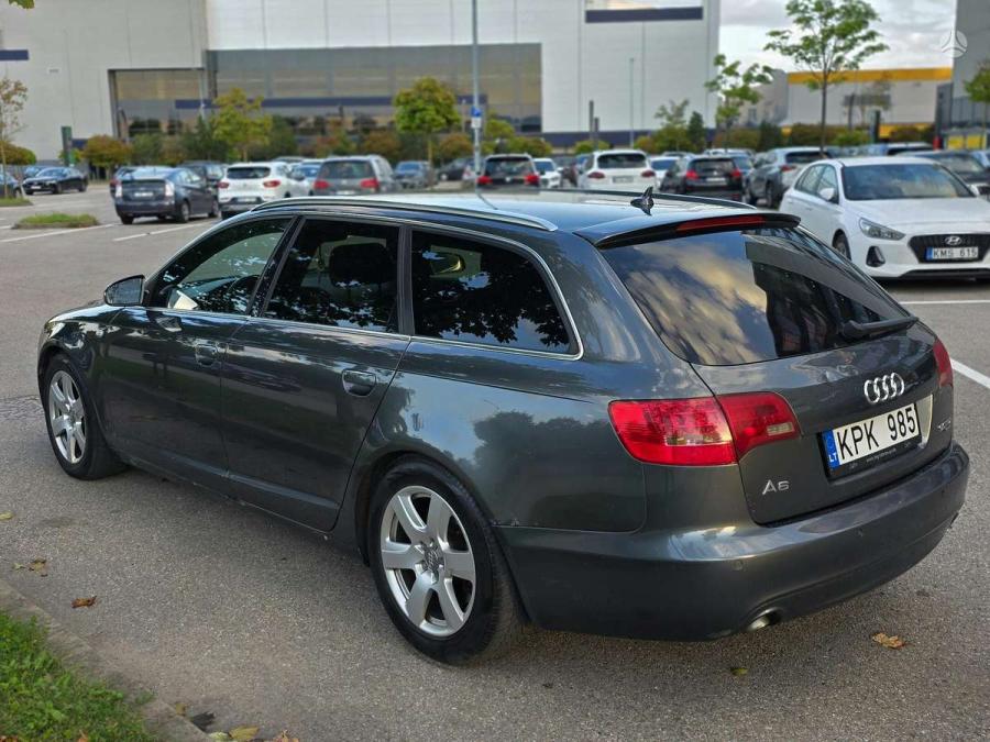 Grey Audi A6 2006 in Vilnius, with an engine capacity of 2.97 L and mileage of 370 thousand km for 2000 €, photo 3 on AUTOMOTO.COM.LV