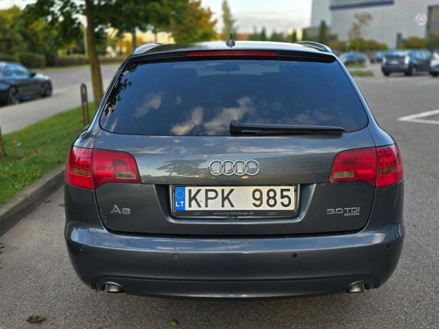 Grey Audi A6 2006 in Vilnius, with an engine capacity of 2.97 L and mileage of 370 thousand km for 2000 €, photo 4 on AUTOMOTO.COM.LV