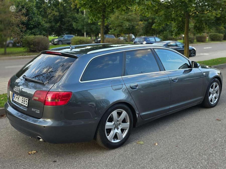 Grey Audi A6 2006 in Vilnius, with an engine capacity of 2.97 L and mileage of 370 thousand km for 2000 €, photo 5 on AUTOMOTO.COM.LV