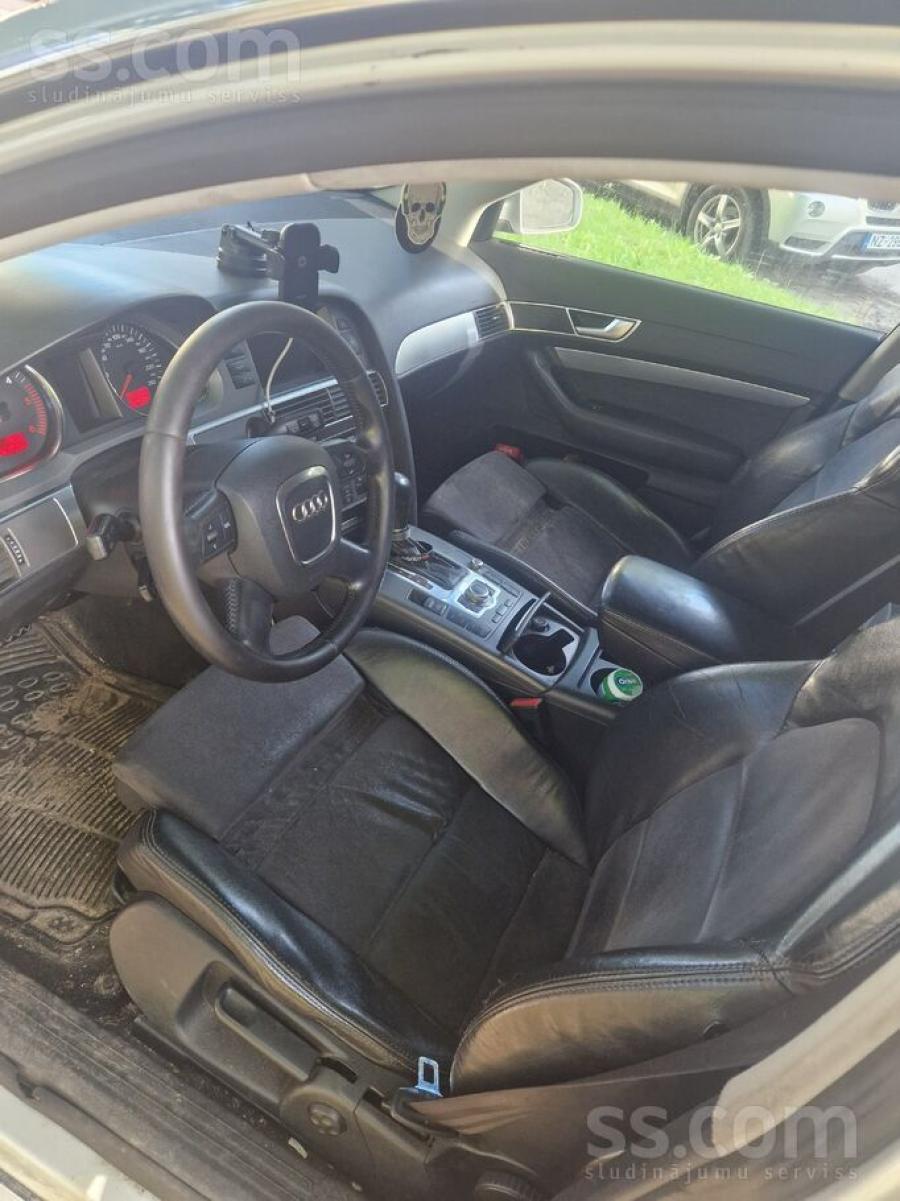 Pelēks Audi A6 2006 Jelgava, ar dzinēja tilpumu 2.70 L un nobraukumu 481 tūkst. km par 1200 €, foto 6 vietnē AUTOMOTO.COM.LV