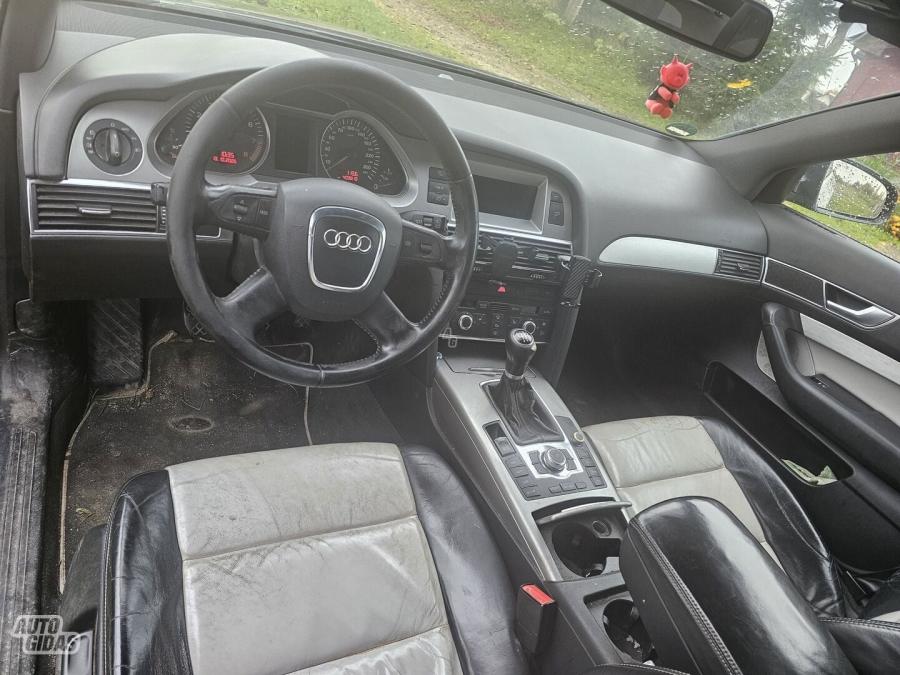 Grey Audi A6 2006 in Vilnius, with an engine capacity of 2.00 L and mileage of 404 thousand km for 1000 €, photo 6 on AUTOMOTO.COM.LV