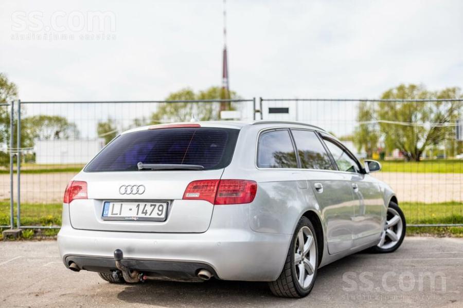 Grey Audi A6 2007 in Riga, with an engine capacity of 3.00 L and mileage of 257 thousand km for 11500 €, photo 7 on AUTOMOTO.COM.LV