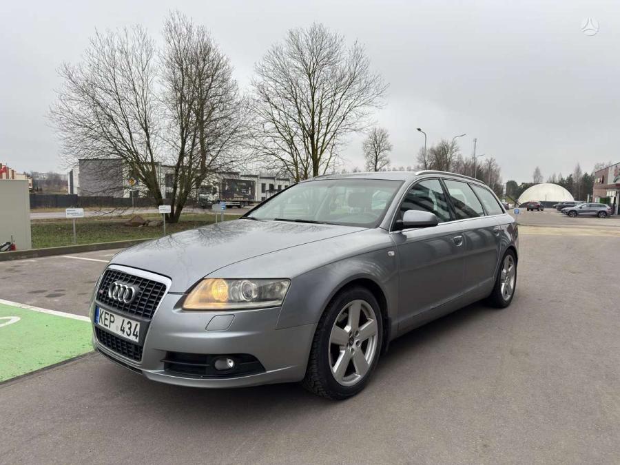 Grey Audi A6 2007 in Vilnius, with an engine capacity of 2.39 L and mileage of 344 thousand km for 2350 €, photo 2 on AUTOMOTO.COM.LV