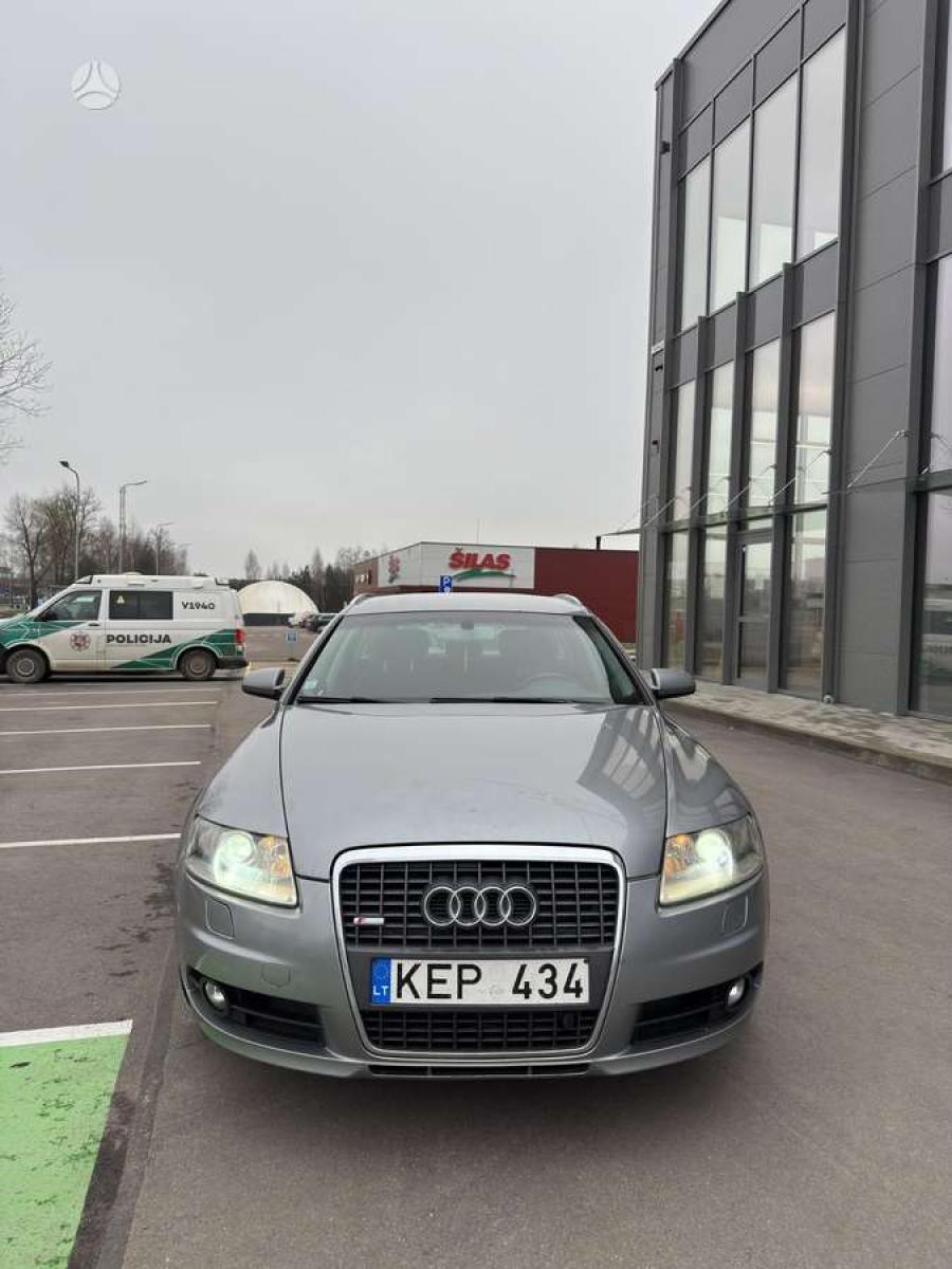 Grey Audi A6 2007 in Vilnius, with an engine capacity of 2.39 L and mileage of 344 thousand km for 2350 €, photo 9 on AUTOMOTO.COM.LV