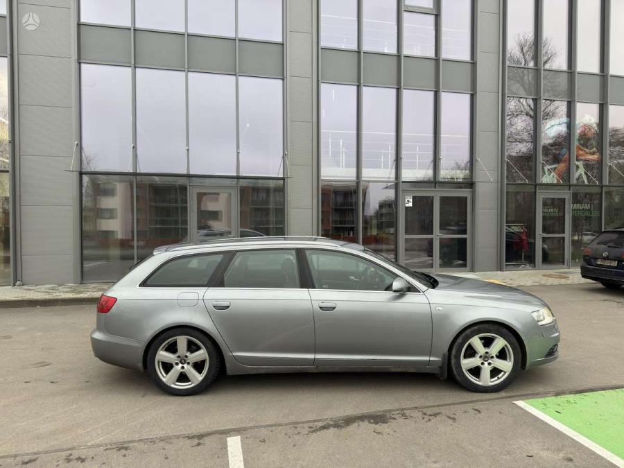 Grey Audi A6 2007 in Vilnius, with an engine capacity of 2.39 L and mileage of 344 thousand km for 2350 €, photo 14 on AUTOMOTO.COM.LV