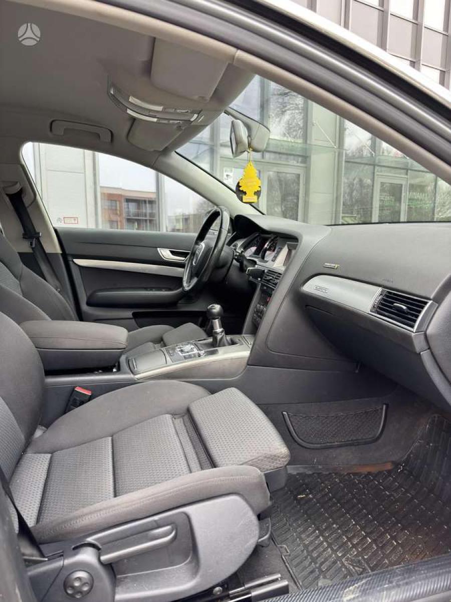 Grey Audi A6 2007 in Vilnius, with an engine capacity of 2.39 L and mileage of 344 thousand km for 2350 €, photo 16 on AUTOMOTO.COM.LV