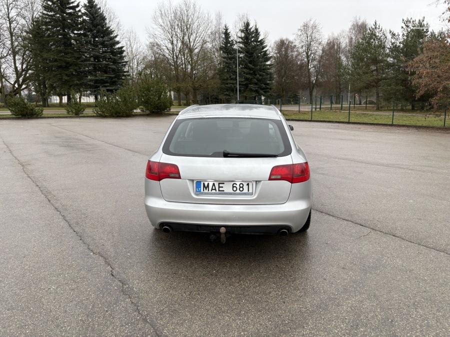 Grey Audi A6 2007 in Akmene, with an engine capacity of 2.00 L and mileage of 318 thousand km for 1650 €, photo 7 on AUTOMOTO.COM.LV