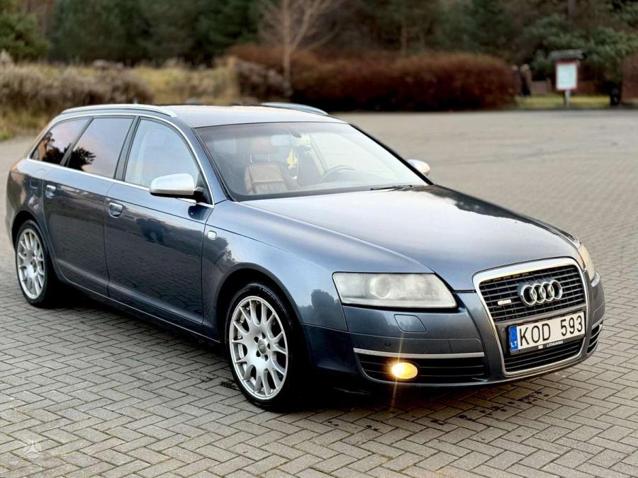 Pelēks Audi A6 2007 Viļņa, ar dzinēja tilpumu 3.00 L un nobraukumu 299 tūkst. km par 3000 €, foto 1 vietnē AUTOMOTO.COM.LV