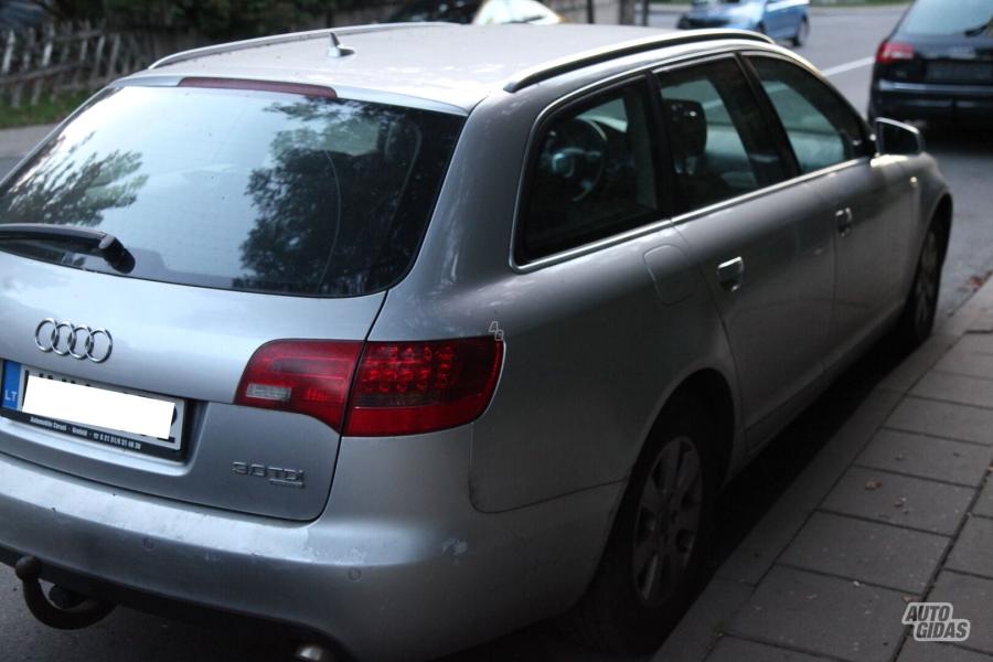 Grey Audi A6 2007 in Vilnius, with an engine capacity of 3.00 L and mileage of 348 thousand km for 1995 €, photo 5 on AUTOMOTO.COM.LV