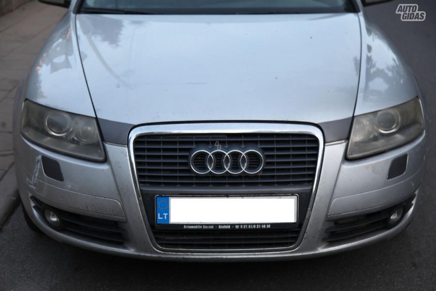 Grey Audi A6 2007 in Vilnius, with an engine capacity of 3.00 L and mileage of 348 thousand km for 1995 €, photo 14 on AUTOMOTO.COM.LV