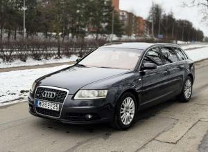 Grey Audi A6 2007 in Vilnius, with an engine capacity of 2.97 L and mileage of 289 thousand km for 2500 €, photo 2 on AUTOMOTO.COM.LV