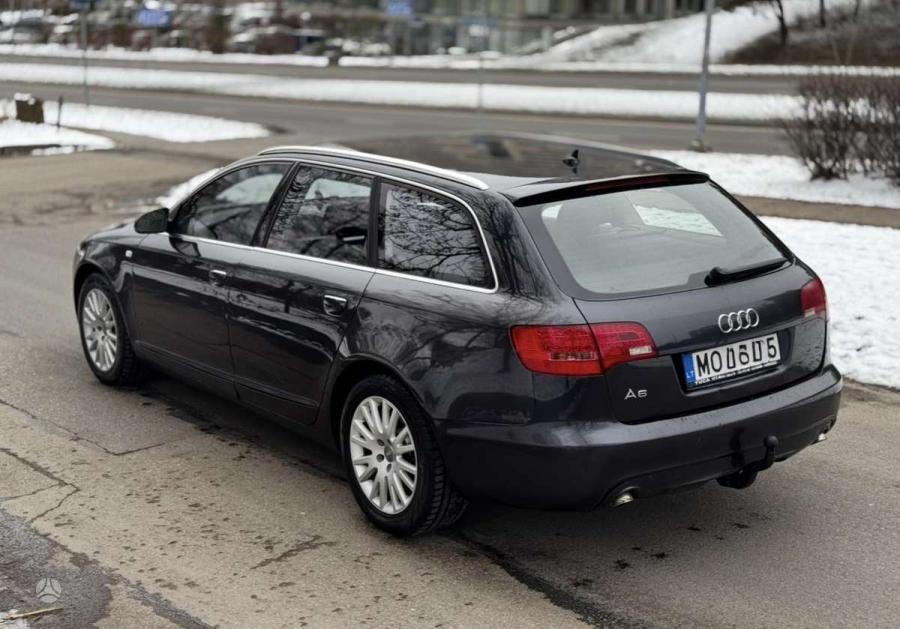 Grey Audi A6 2007 in Vilnius, with an engine capacity of 3.00 L and mileage of 289 thousand km for 2500 €, photo 3 on AUTOMOTO.COM.LV