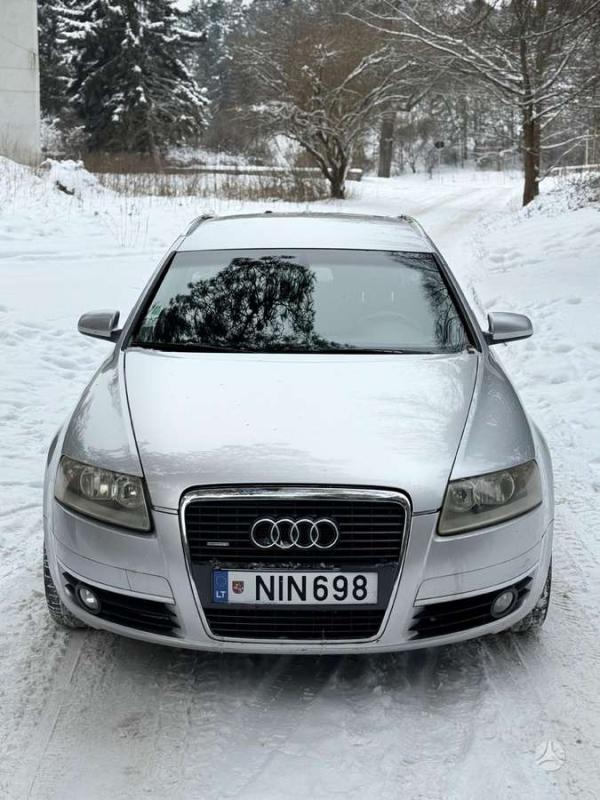 Grey Audi A6 2007 in Vilnius, with an engine capacity of 3.00 L and mileage of 297 thousand km for 3000 €, photo 3 on AUTOMOTO.COM.LV