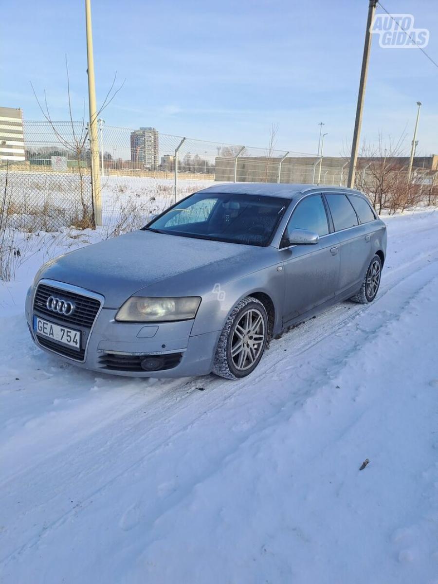 Grey Audi A6 2007 in Klaipeda, with an engine capacity of 2.70 L and mileage of 393 thousand km for 2100 €, photo 1 on AUTOMOTO.COM.LV