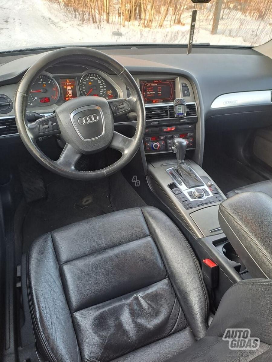 Grey Audi A6 2007 in Klaipeda, with an engine capacity of 2.70 L and mileage of 393 thousand km for 2100 €, photo 7 on AUTOMOTO.COM.LV