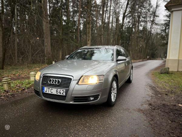 Grey Audi A6 2007 in Vilnius, with an engine capacity of 2.97 L and mileage of 435 thousand km for 2000 €, photo 1 on AUTOMOTO.COM.LV