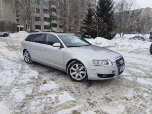 Grey Audi A6 2007 in Vilnius, with an engine capacity of 2.97 L and mileage of 340 thousand km for 2550 €, photo 2 on AUTOMOTO.COM.LV
