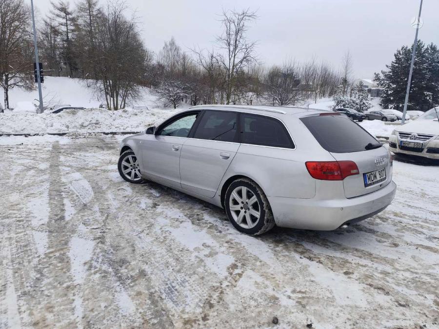 Grey Audi A6 2007 in Vilnius, with an engine capacity of 2.97 L and mileage of 340 thousand km for 2550 €, photo 3 on AUTOMOTO.COM.LV