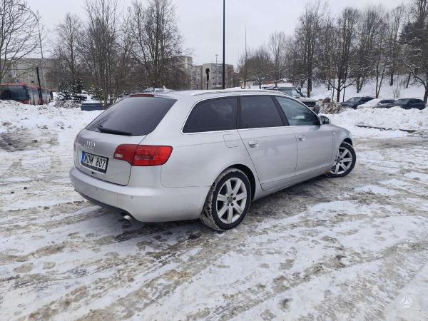 Grey Audi A6 2007 in Vilnius, with an engine capacity of 2.97 L and mileage of 340 thousand km for 2550 €, photo 4 on AUTOMOTO.COM.LV