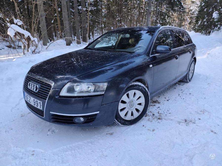 Pelēks Audi A6 2007 Plungė, ar dzinēja tilpumu 1.97 L un nobraukumu 480 tūkst. km par 2850 €, foto 1 vietnē AUTOMOTO.COM.LV
