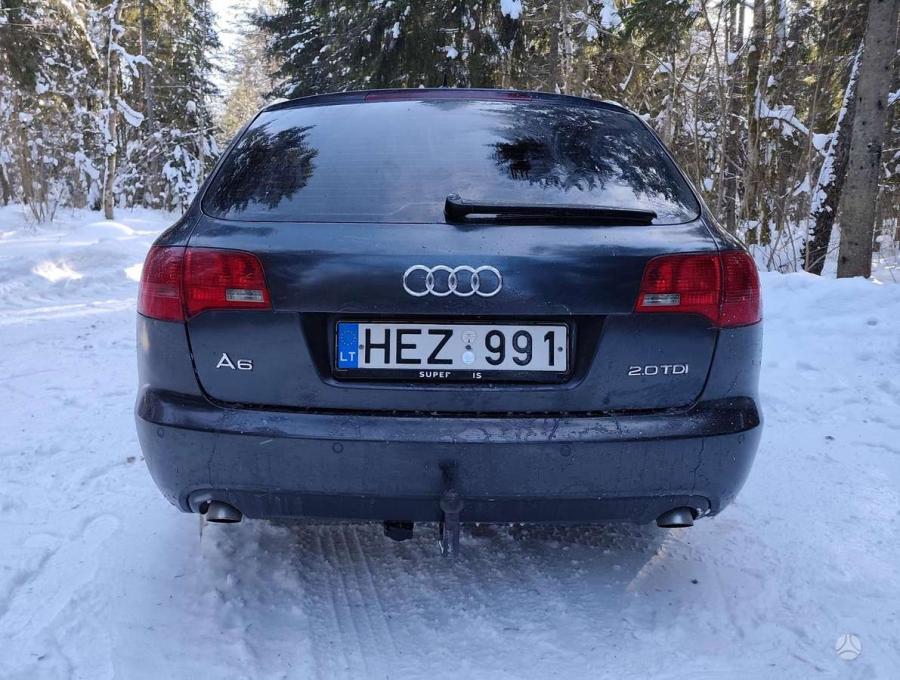 Pelēks Audi A6 2007 Plungė, ar dzinēja tilpumu 1.97 L un nobraukumu 480 tūkst. km par 2850 €, foto 4 vietnē AUTOMOTO.COM.LV