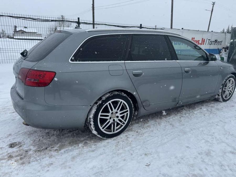 Grey Audi A6 2007 in Kaunas, with an engine capacity of 2.70 L and mileage of 390 thousand km for 2350 €, photo 6 on AUTOMOTO.COM.LV