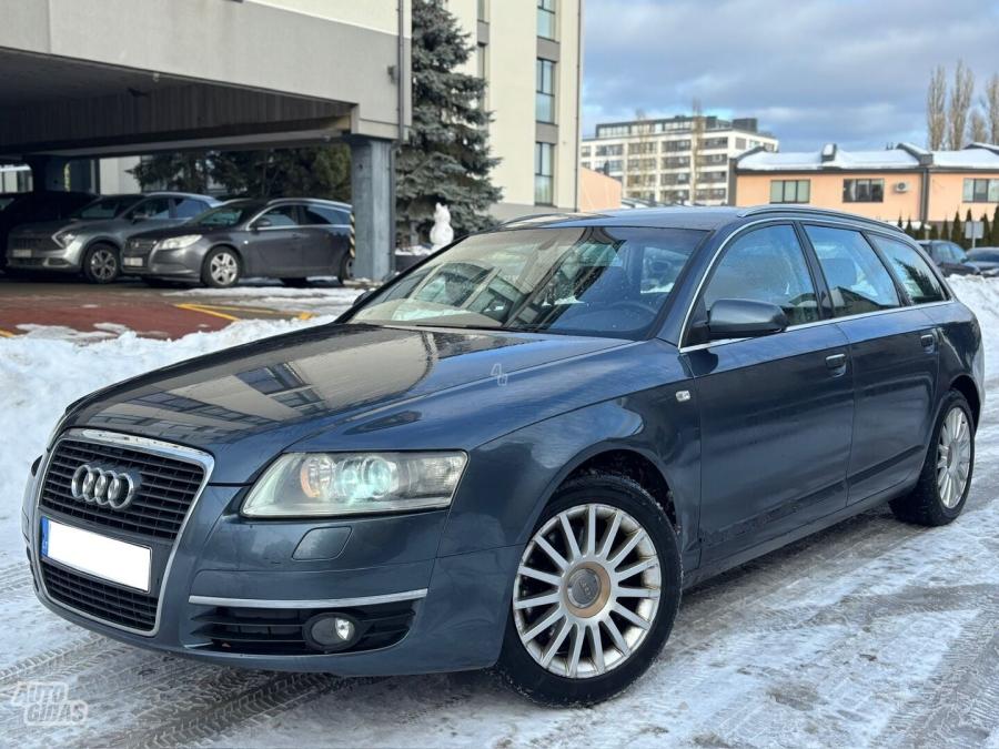Pelēks Audi A6 2007 Kauņa, ar dzinēja tilpumu 2.70 L un nobraukumu 370 tūkst. km par 2350 €, foto 1 vietnē AUTOMOTO.COM.LV