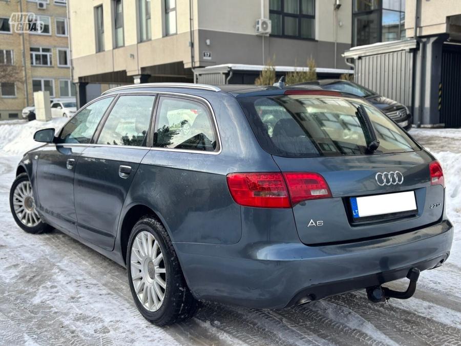Pelēks Audi A6 2007 Kauņa, ar dzinēja tilpumu 2.70 L un nobraukumu 370 tūkst. km par 2350 €, foto 4 vietnē AUTOMOTO.COM.LV