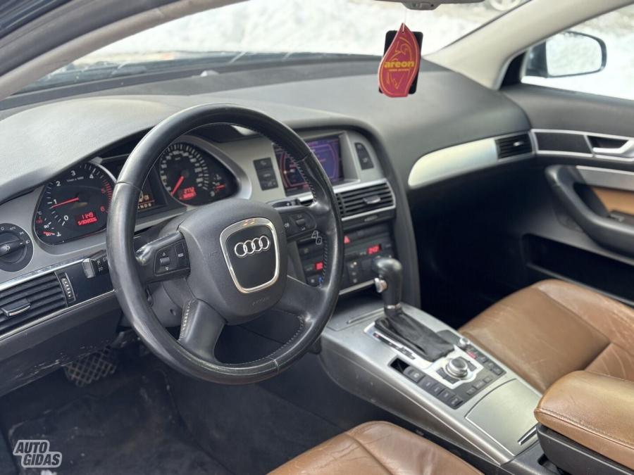 Pelēks Audi A6 2007 Kauņa, ar dzinēja tilpumu 2.70 L un nobraukumu 370 tūkst. km par 2350 €, foto 13 vietnē AUTOMOTO.COM.LV