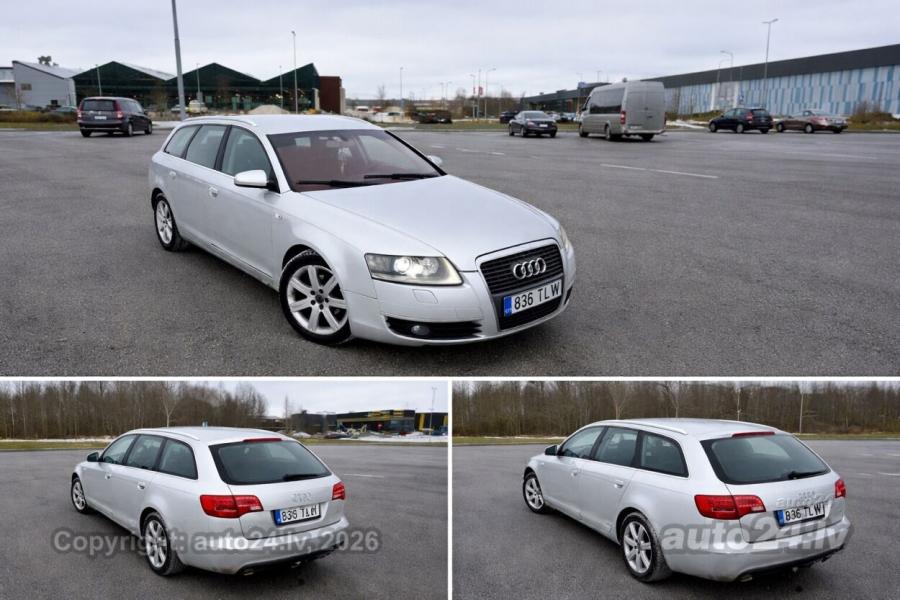 Grey Audi A6 2007 in Tallinn, with an engine capacity of 2.00 L and mileage of 308 thousand km for 1699 €, photo 3 on AUTOMOTO.COM.LV