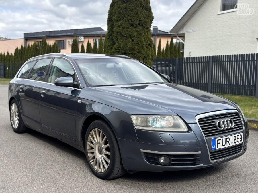 Pelēks Audi A6 2007 Kauņa, ar dzinēja tilpumu 2.70 L un nobraukumu 350 tūkst. km par 1500 €, foto 1 vietnē AUTOMOTO.COM.LV
