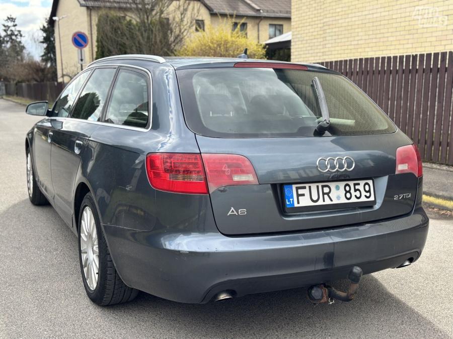 Pelēks Audi A6 2007 Kauņa, ar dzinēja tilpumu 2.70 L un nobraukumu 350 tūkst. km par 1500 €, foto 9 vietnē AUTOMOTO.COM.LV