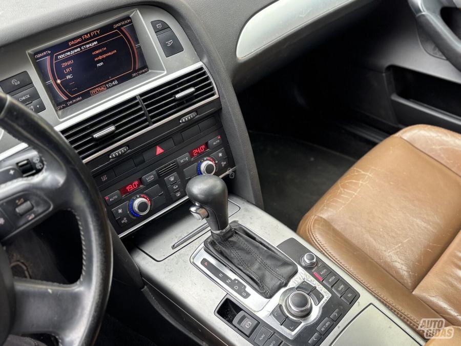 Pelēks Audi A6 2007 Kauņa, ar dzinēja tilpumu 2.70 L un nobraukumu 350 tūkst. km par 1500 €, foto 14 vietnē AUTOMOTO.COM.LV