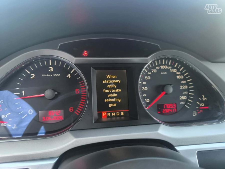 Grey Audi A6 2007 in Kaunas, with an engine capacity of 2.70 L and mileage of 232 thousand km for 4800 €, photo 19 on AUTOMOTO.COM.LV