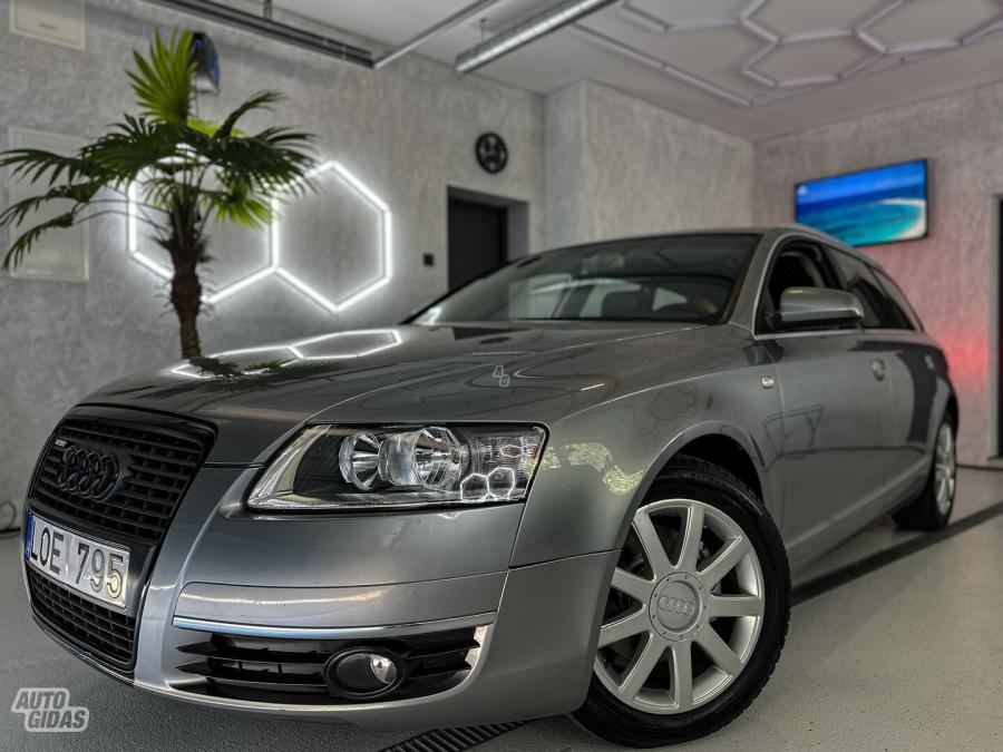 Grey Audi A6 2007 in Kaunas, with an engine capacity of 2.00 L and mileage of 267 thousand km for 3950 €, photo 1 on AUTOMOTO.COM.LV