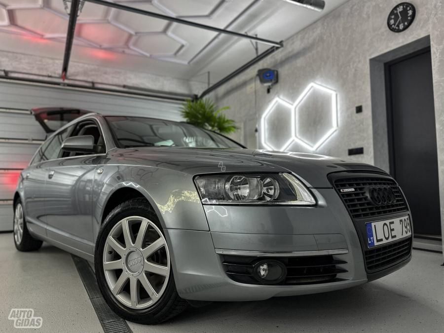 Grey Audi A6 2007 in Kaunas, with an engine capacity of 2.00 L and mileage of 267 thousand km for 3950 €, photo 10 on AUTOMOTO.COM.LV