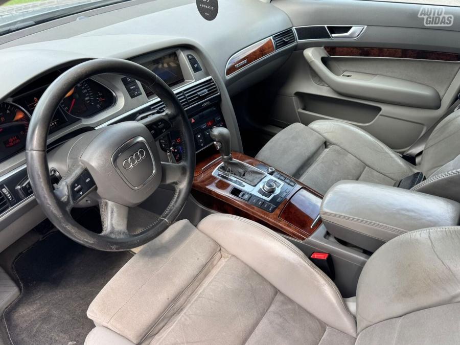 Pelēks Audi A6 2007 Kauņa, ar dzinēja tilpumu 3.00 L un nobraukumu 412 tūkst. km par 2350 €, foto 21 vietnē AUTOMOTO.COM.LV