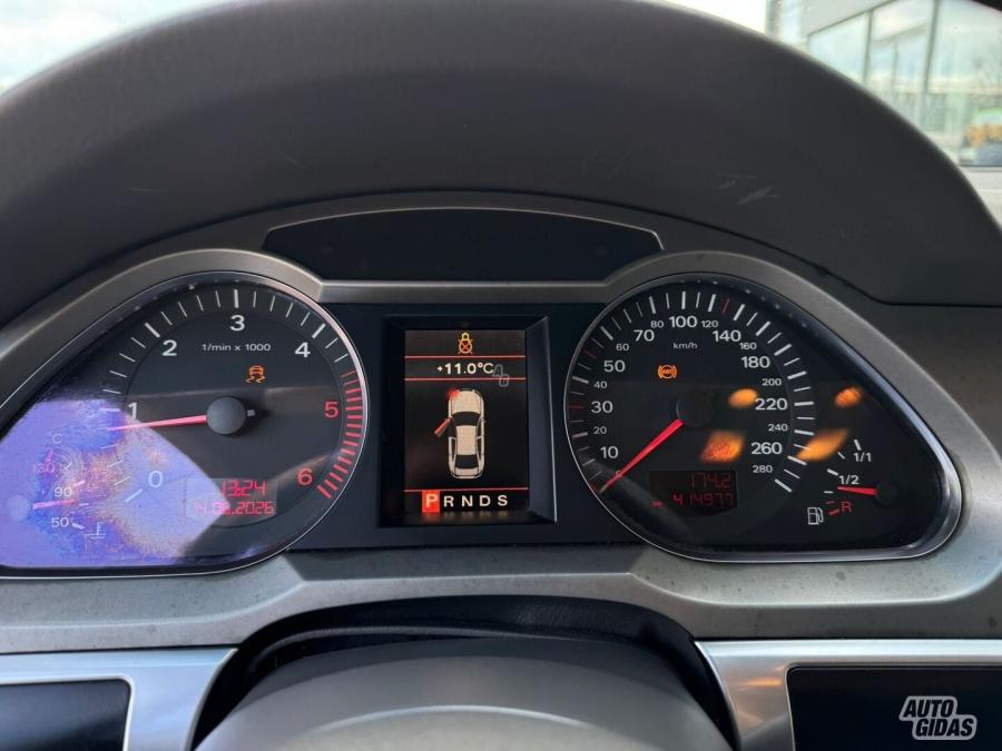 Pelēks Audi A6 2007 Kauņa, ar dzinēja tilpumu 3.00 L un nobraukumu 412 tūkst. km par 2350 €, foto 34 vietnē AUTOMOTO.COM.LV