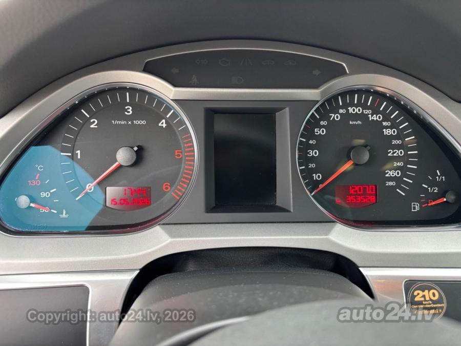 Grey Audi A6 2007 in Tallinn, with an engine capacity of 2.70 L and mileage of 354 thousand km for 1950 €, photo 12 on AUTOMOTO.COM.LV