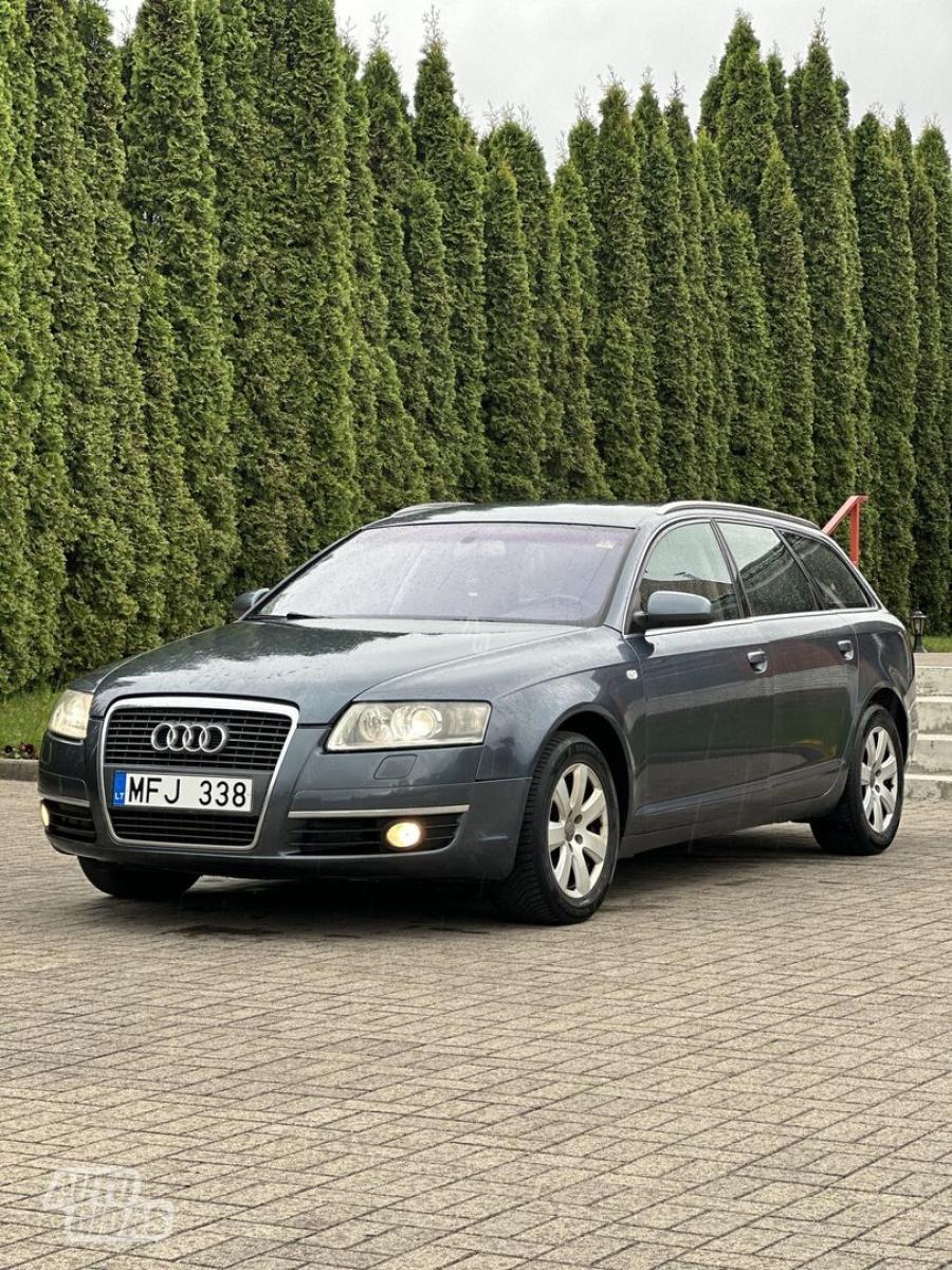 Pelēks Audi A6 2007 Viļņa, ar dzinēja tilpumu 2.00 L un nobraukumu 343 tūkst. km par 1950 €, foto 1 vietnē AUTOMOTO.COM.LV