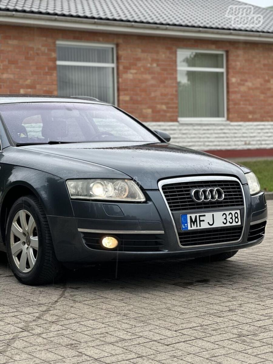 Pelēks Audi A6 2007 Viļņa, ar dzinēja tilpumu 2.00 L un nobraukumu 343 tūkst. km par 1950 €, foto 5 vietnē AUTOMOTO.COM.LV