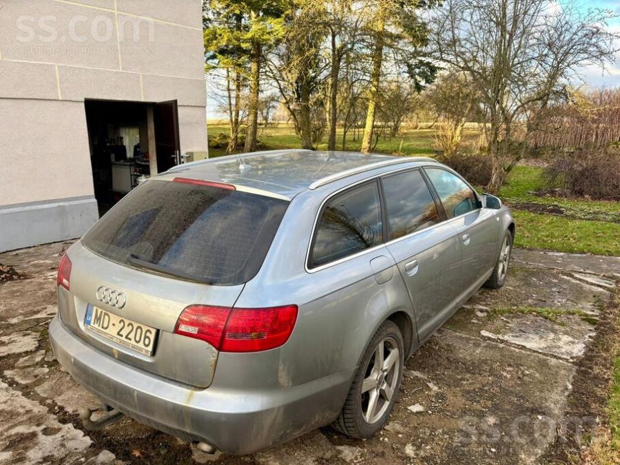Pelēks Audi A6 2007 Saldus, ar dzinēja tilpumu 2.70 L un nobraukumu 392 tūkst. km par 1650 €, foto 4 vietnē AUTOMOTO.COM.LV