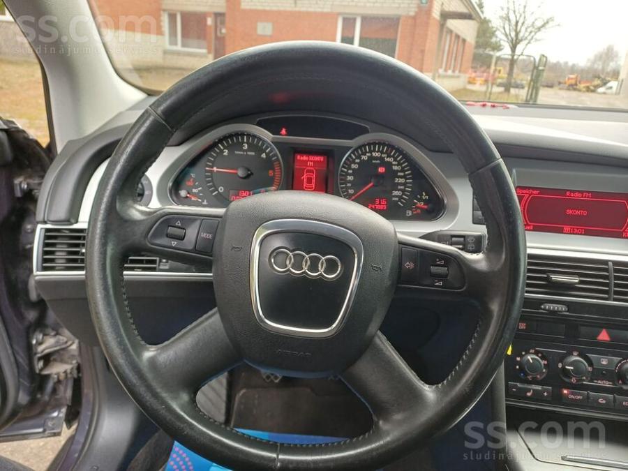 Pelēks Audi A6 2007 Kuldīga, ar dzinēja tilpumu 2.00 L un nobraukumu 248 tūkst. km par 4800 €, foto 16 vietnē AUTOMOTO.COM.LV