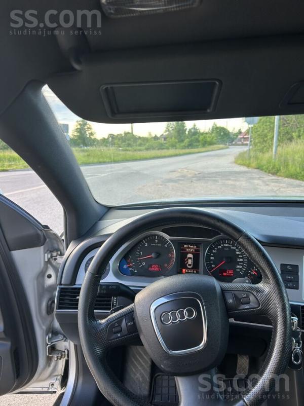 Grey Audi A6 2007 in Riga, with an engine capacity of 3.00 L and mileage of 364 thousand km for 4200 €, photo 6 on AUTOMOTO.COM.LV